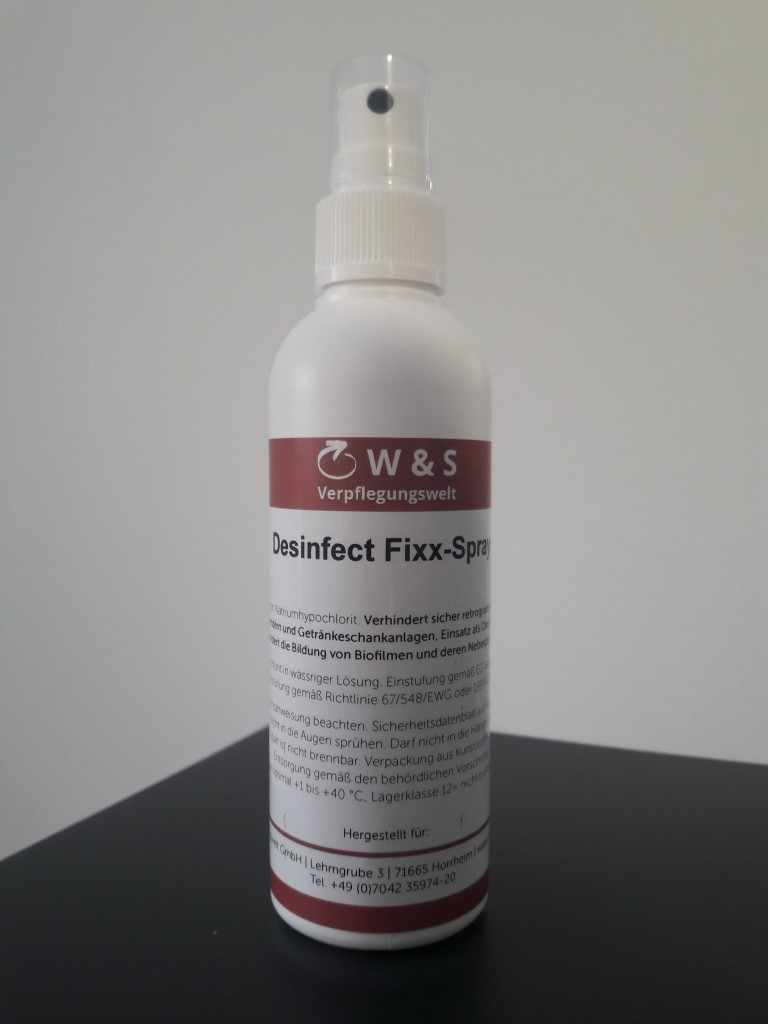 Unser Desinfekt Fixx-Spray im neuen Look — Wasserspender und ...